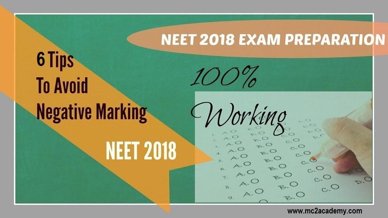 How to Avoid Negative Marking in NEET Exam